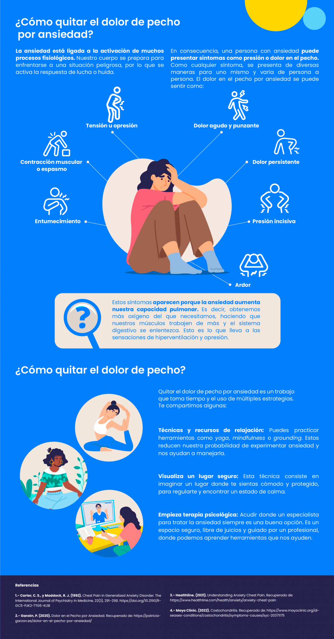 ¿cómo Quitar El Dolor En El Pecho Por Ansiedad ¡paso A Paso Terapify