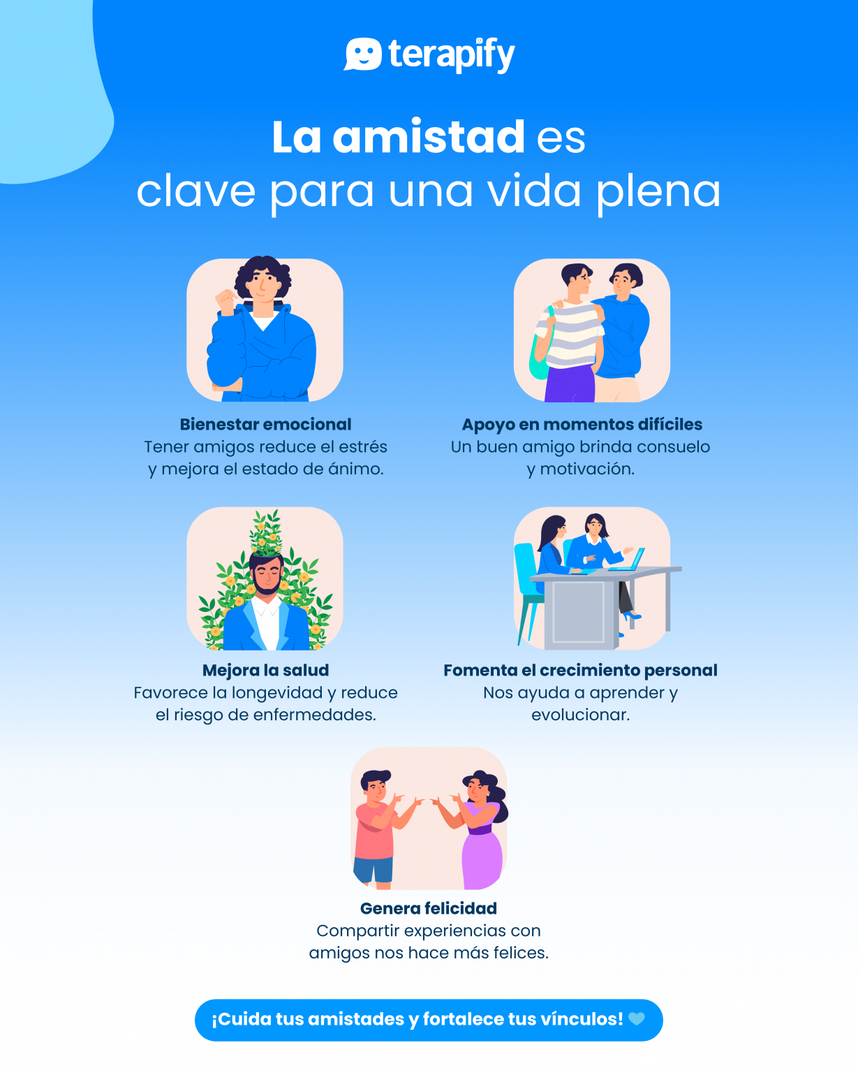 La importancia de la amistad: cómo enseñar el valor de esta - Terapify